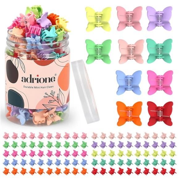 Accessories | 10 Pack Rainbow Mini Butterfly Clip F Decorative Hair ...